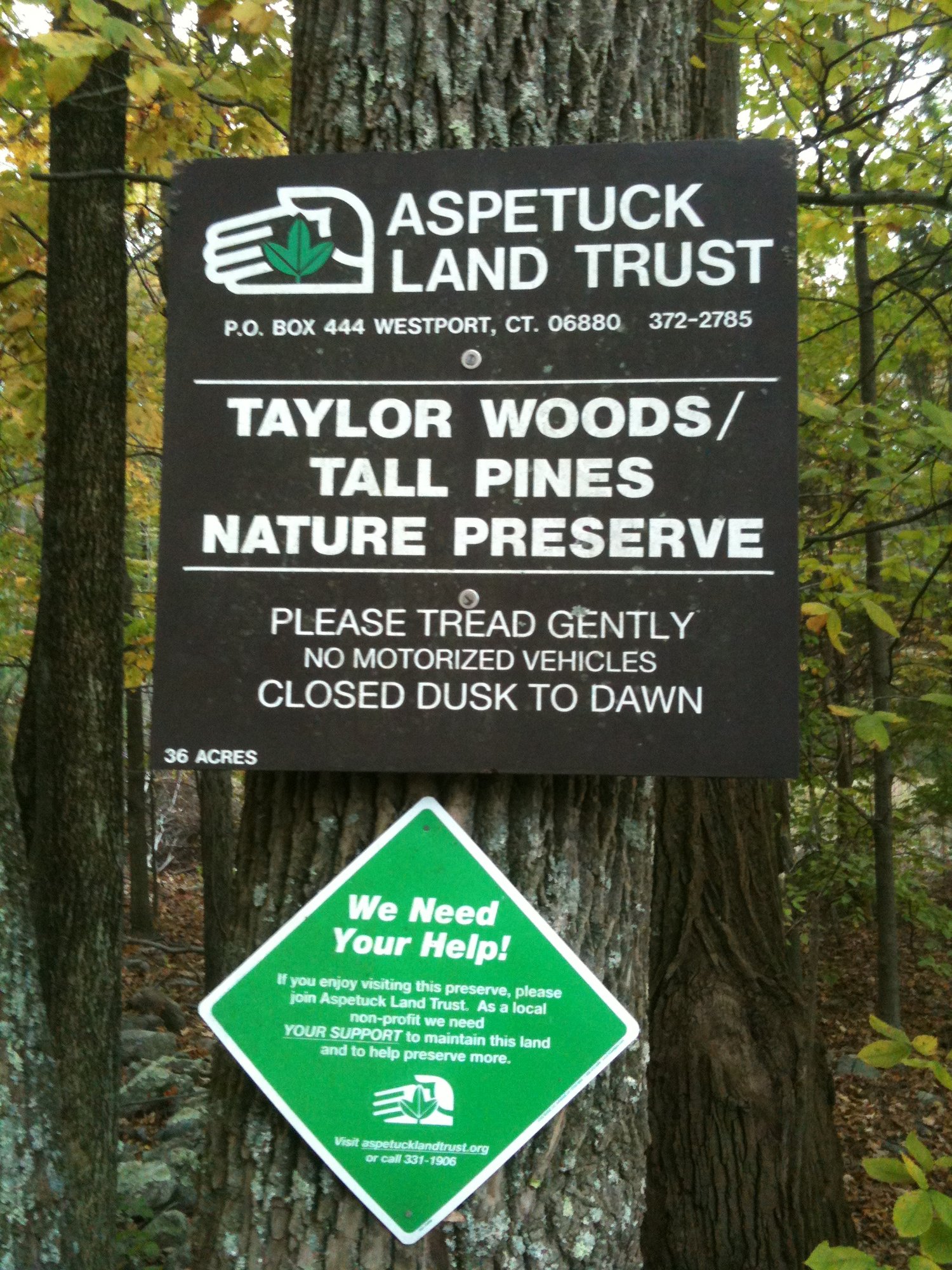 Taylor Woods Preserve — Aspetuck Land Trust