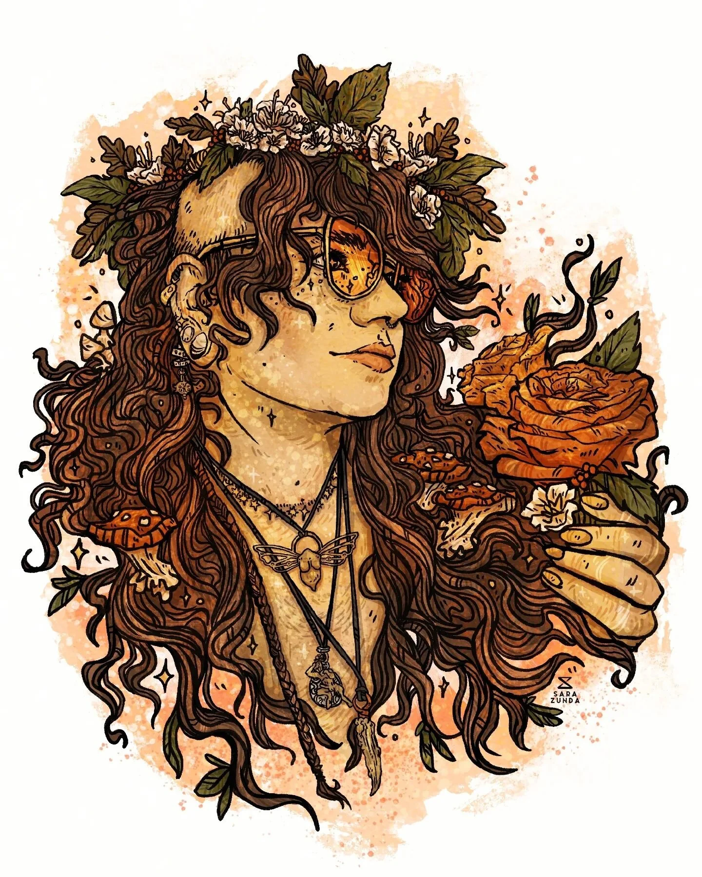 Mermaid & Harpy Tech Case Two Sizes! — Sara Zunda Illustrations