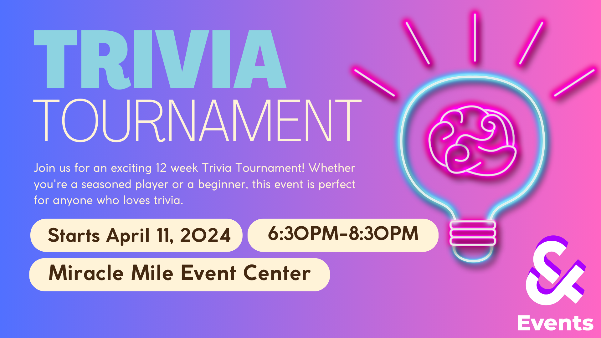 Upcoming Events — J&J Events