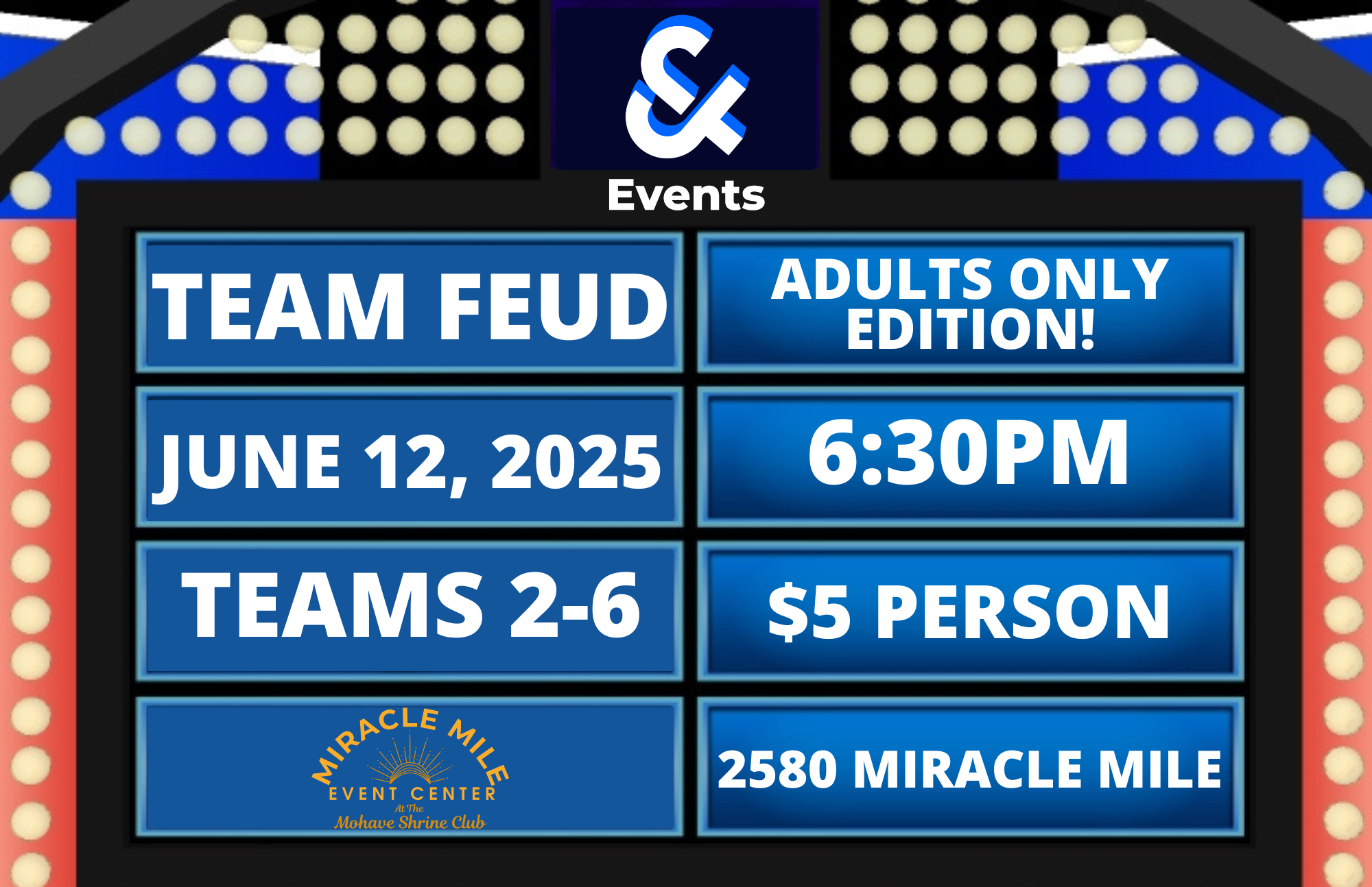 Upcoming Events — J&J Events