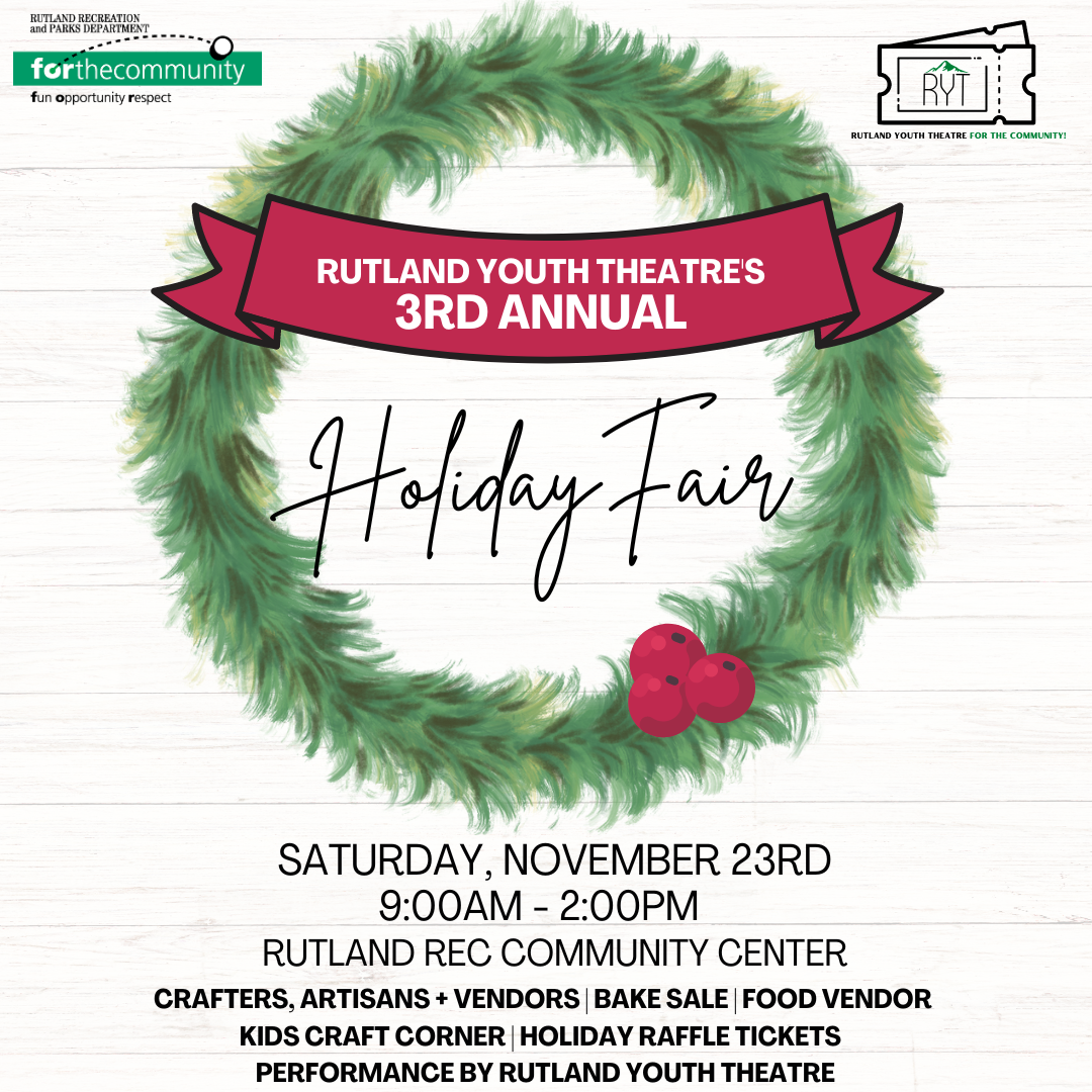 RYT Holiday Craft Fair — rutlandrec.com