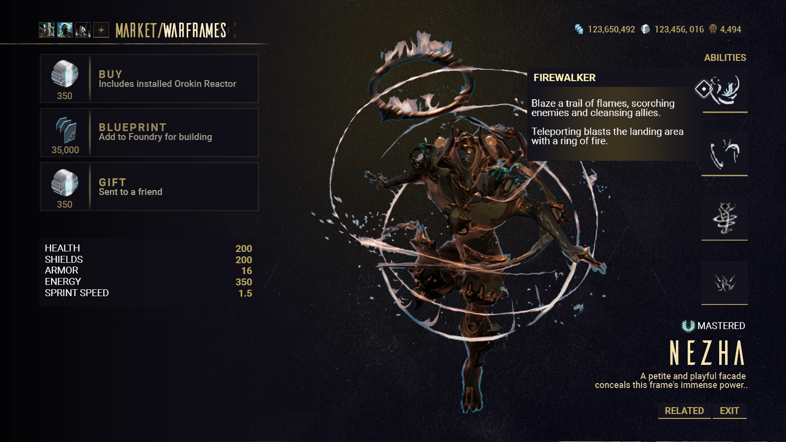 WARFRAME MARKET UI REDESIGN — CONOR SOUNESS