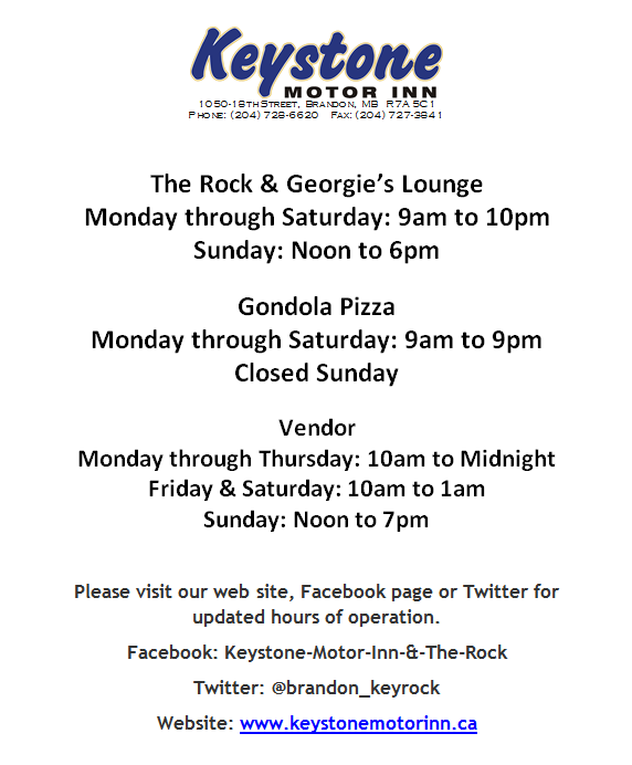 News & Special Dates — Keystone Motor Inn