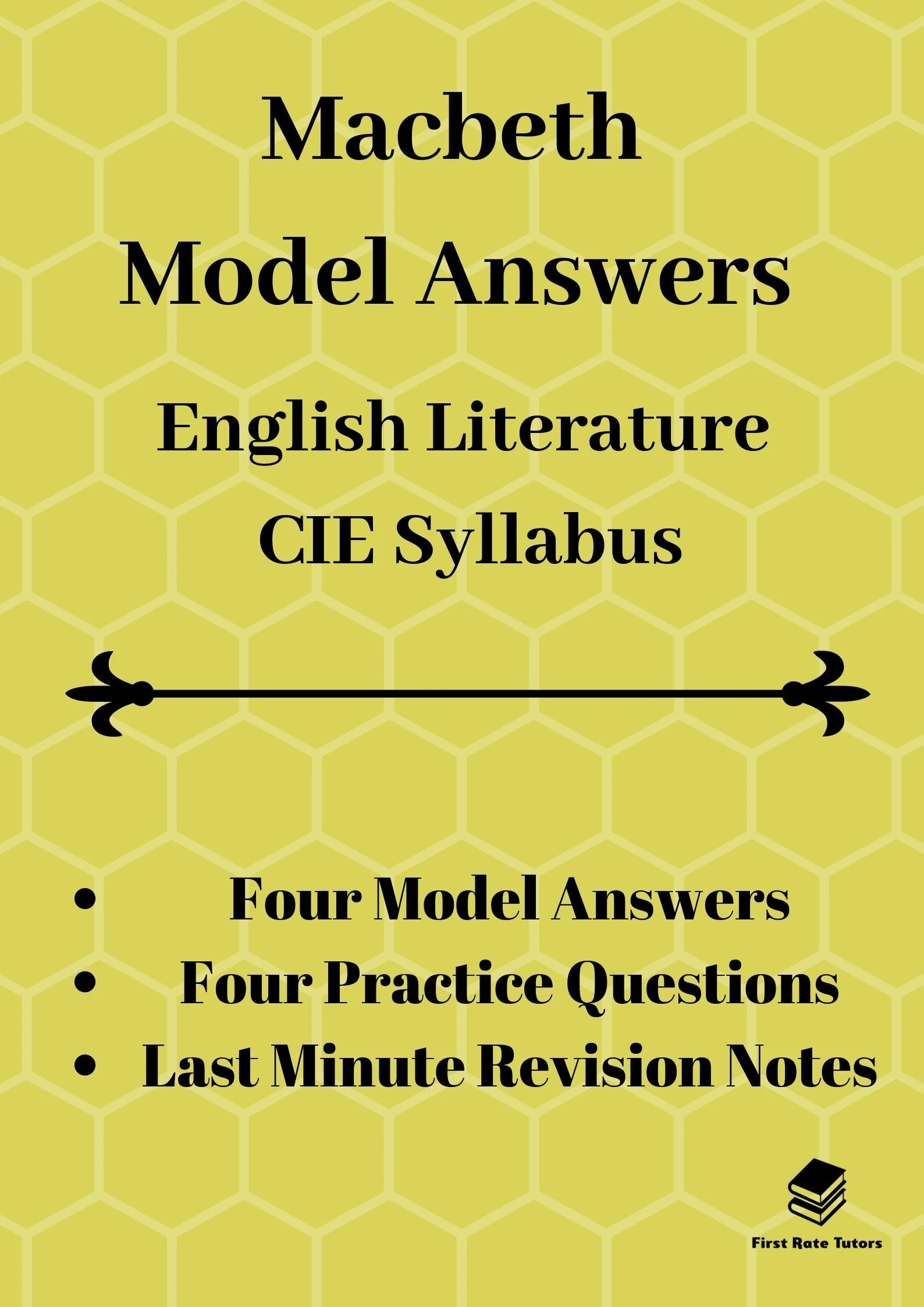 Model Answers — First Rate Tutors