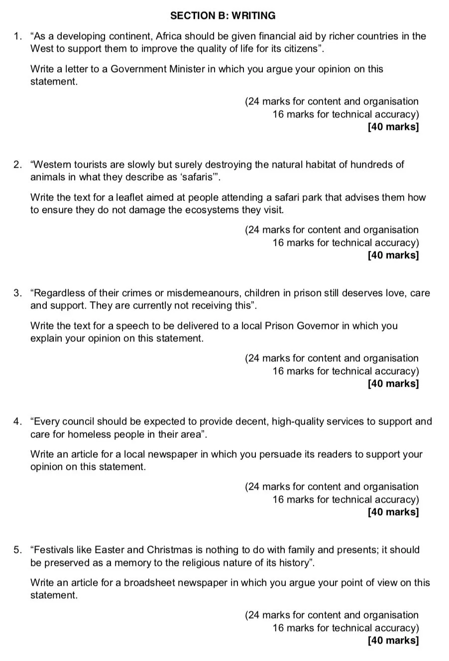 GCSE English Language Paper 2 Model Answers First Rate Tutors gcse-english-language-paper-2-model-answers-first-rate-tutors