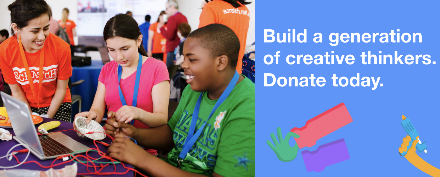 Donate to bring creative coding to kids who need it most — Scratch ...