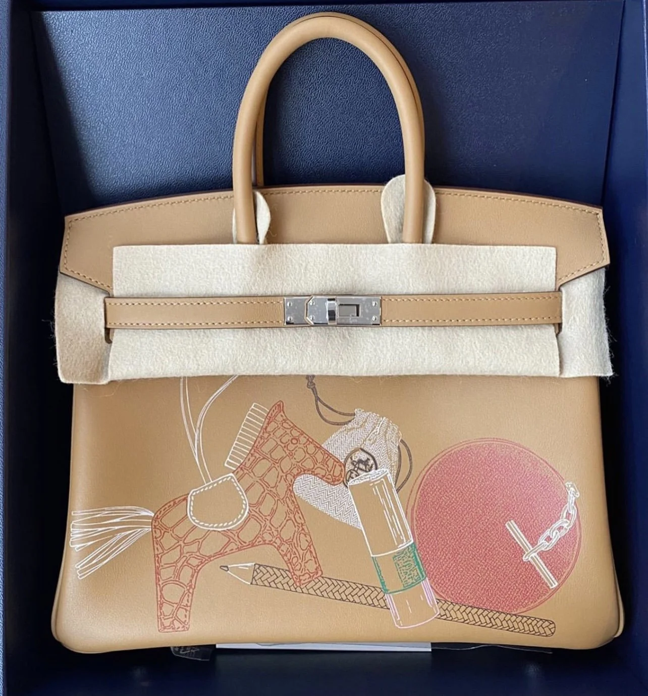 NEW Limited Edition Hermes In Out Birkin 25 Collecting Luxury