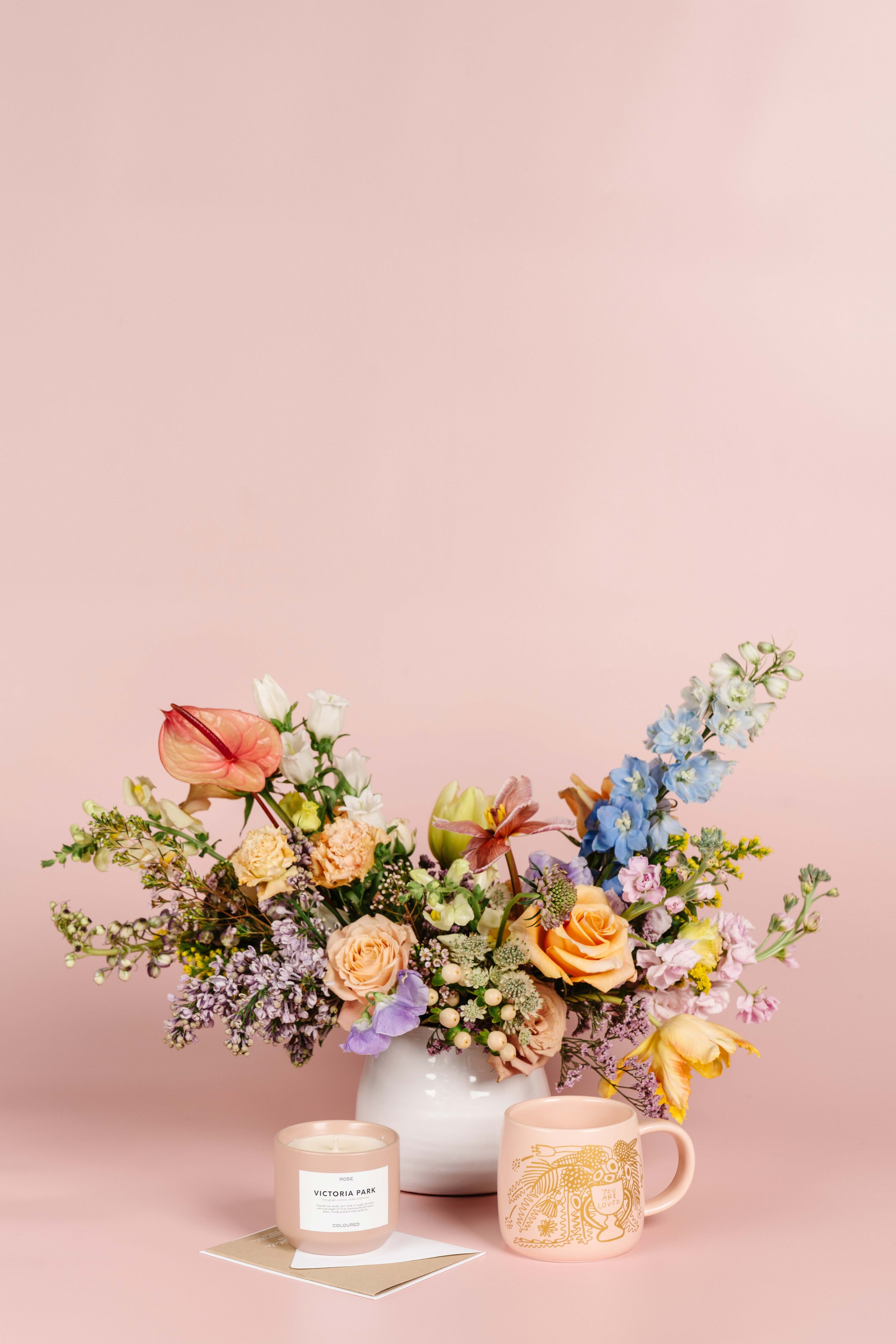 The Clementine Flower Arrangement — Rose Coloured | Flower Shop + Event ...