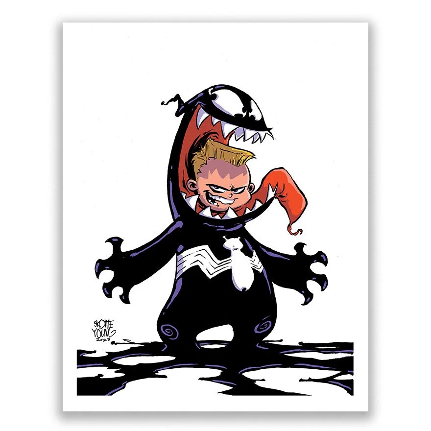 How To Draw Chibi Venom