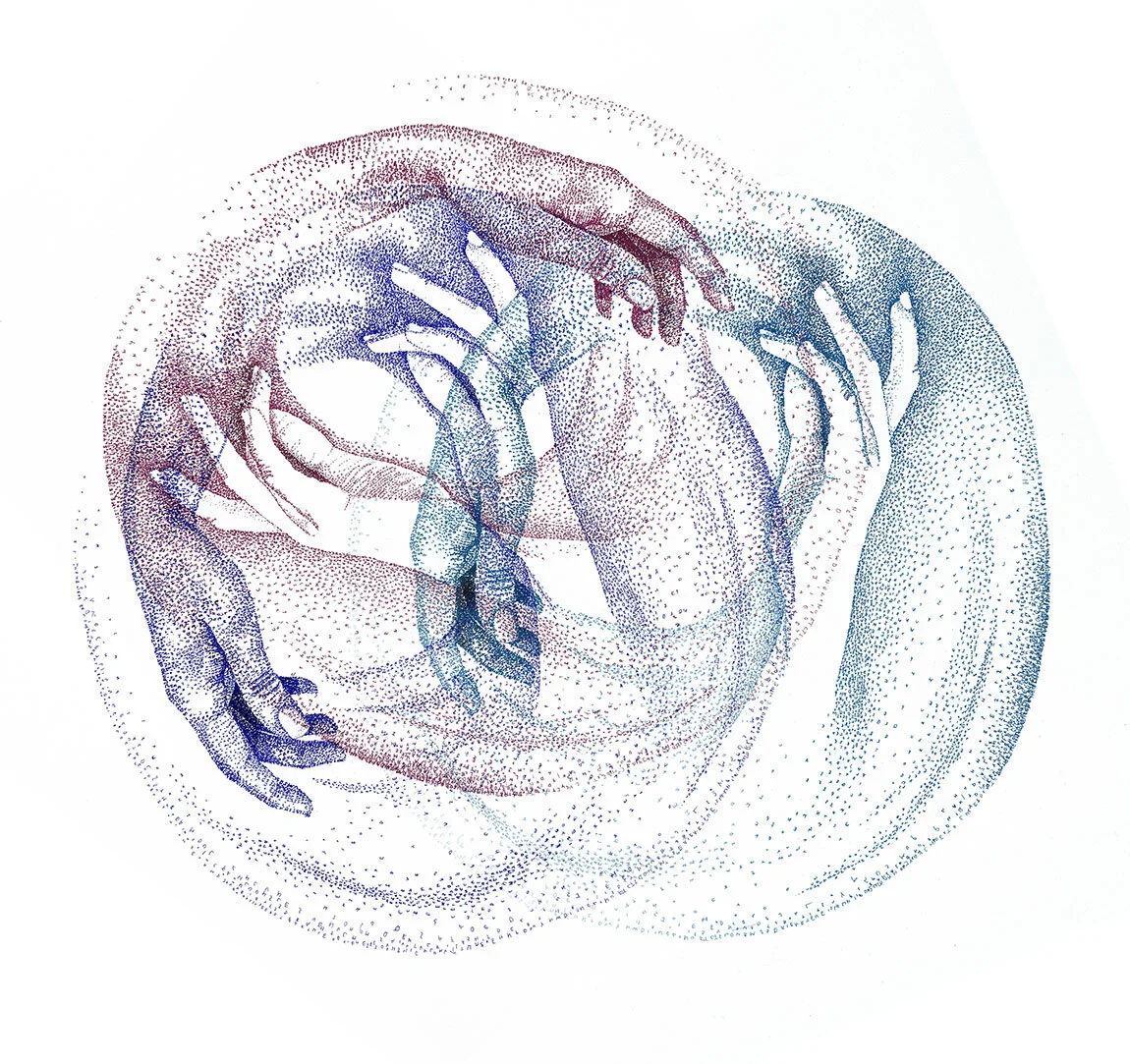 Holding Space (hand embellished limited edition print) — Nicola Anthony ...