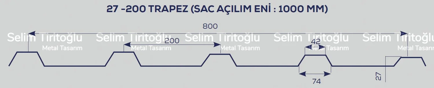 Selim Tiritoğlu Metal Tasarım — Trapez Formları - T: (312) 349 35 80