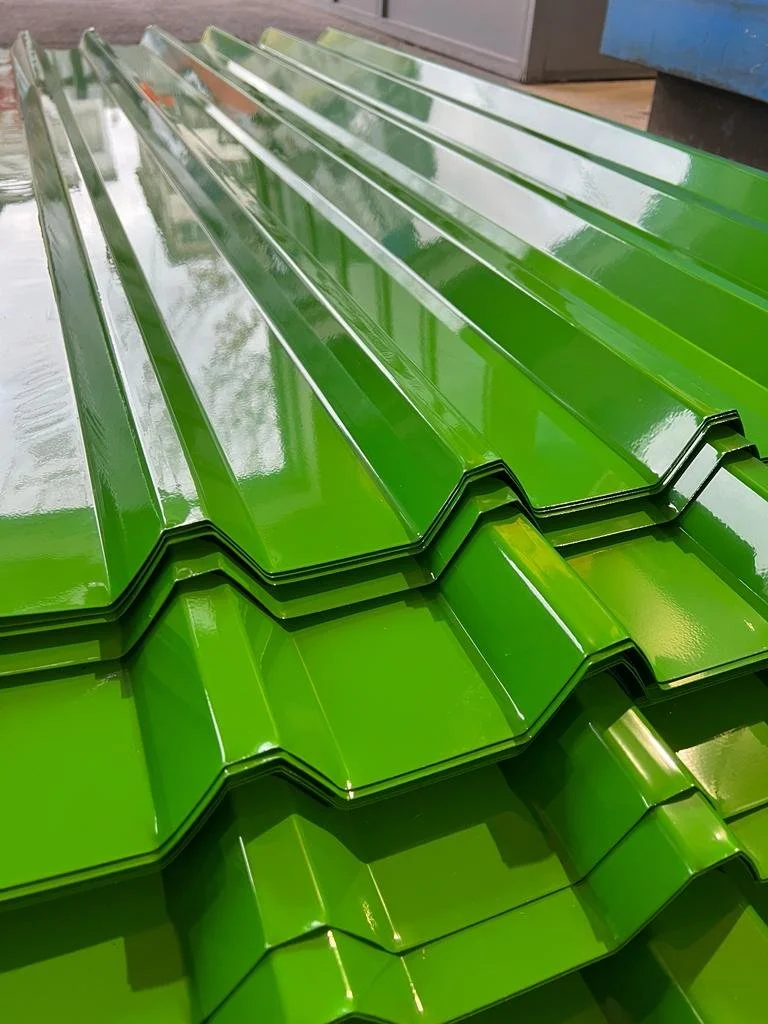 Selim Tiritoğlu Metal Tasarım — RAL6018 Yeşil Boyalı Trapez 27/200 ve ...