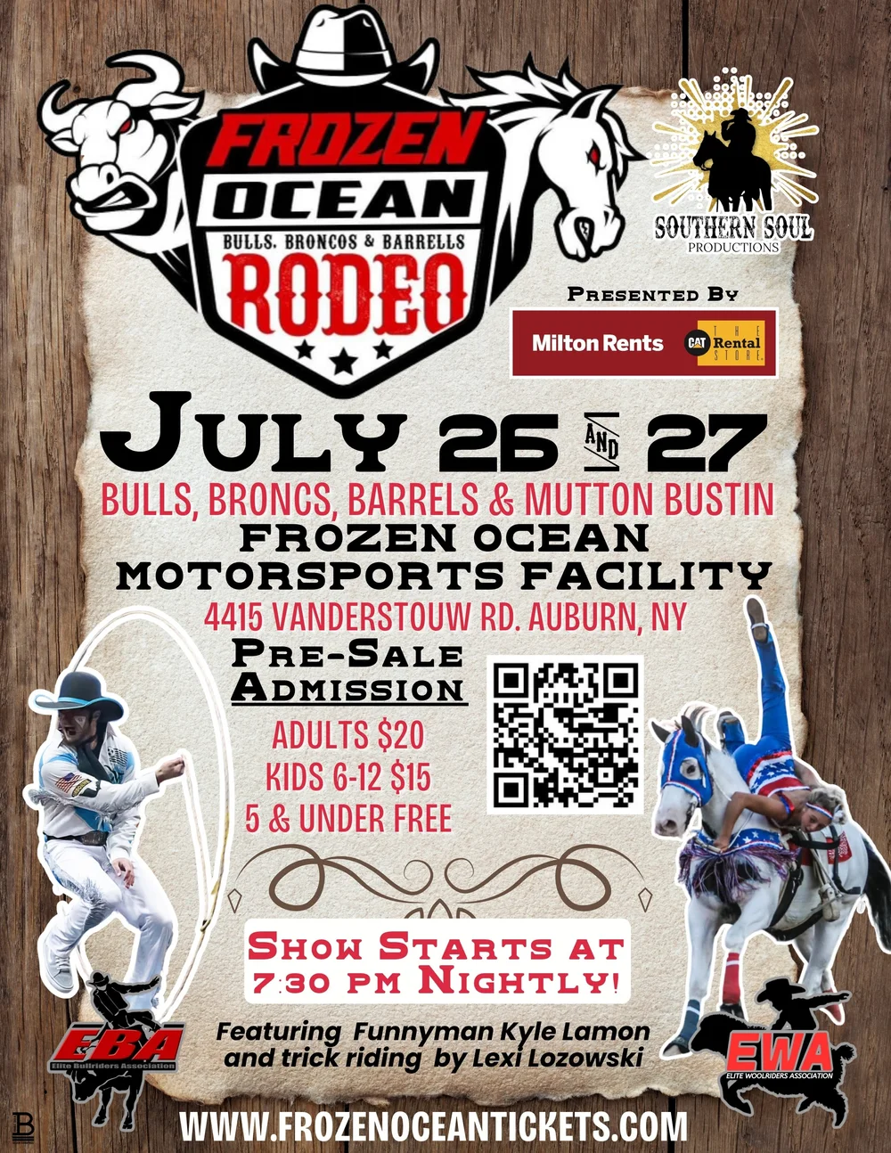 Schedule — Frozen Ocean