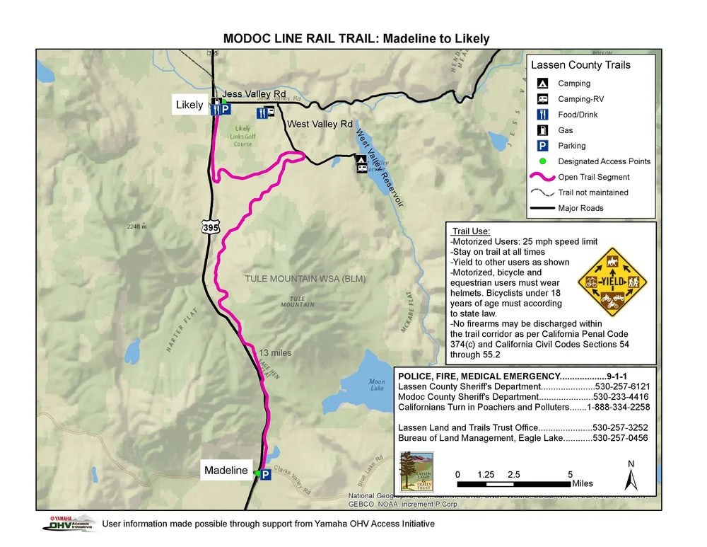 Modoc Line Rail Trail