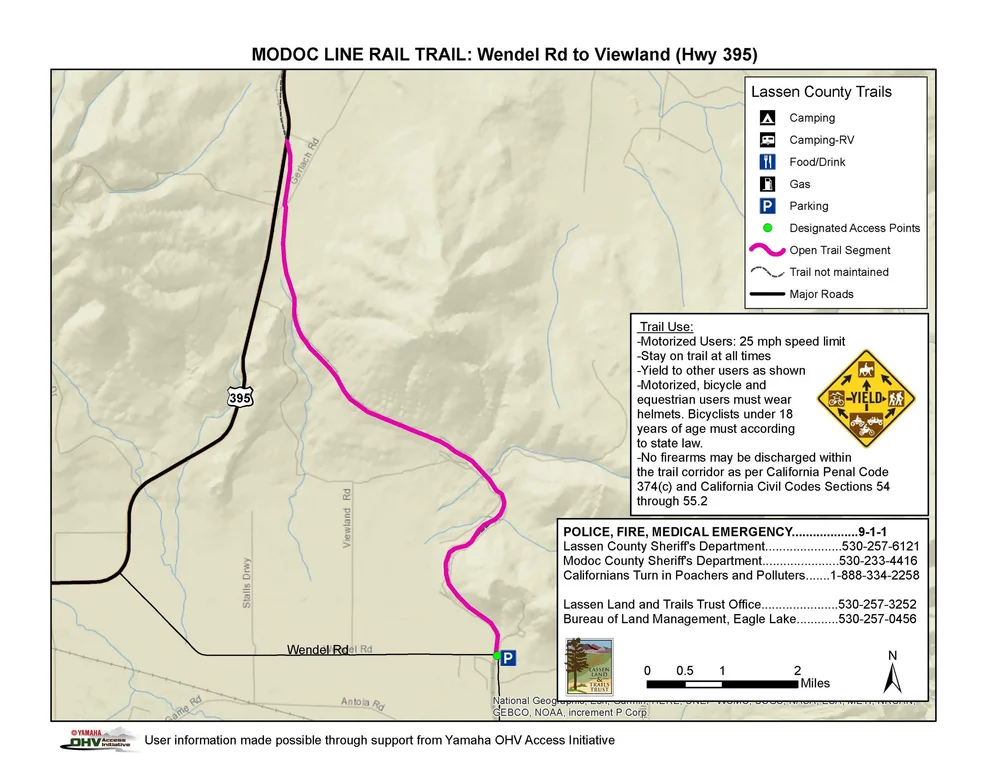Modoc Line Rail Trail