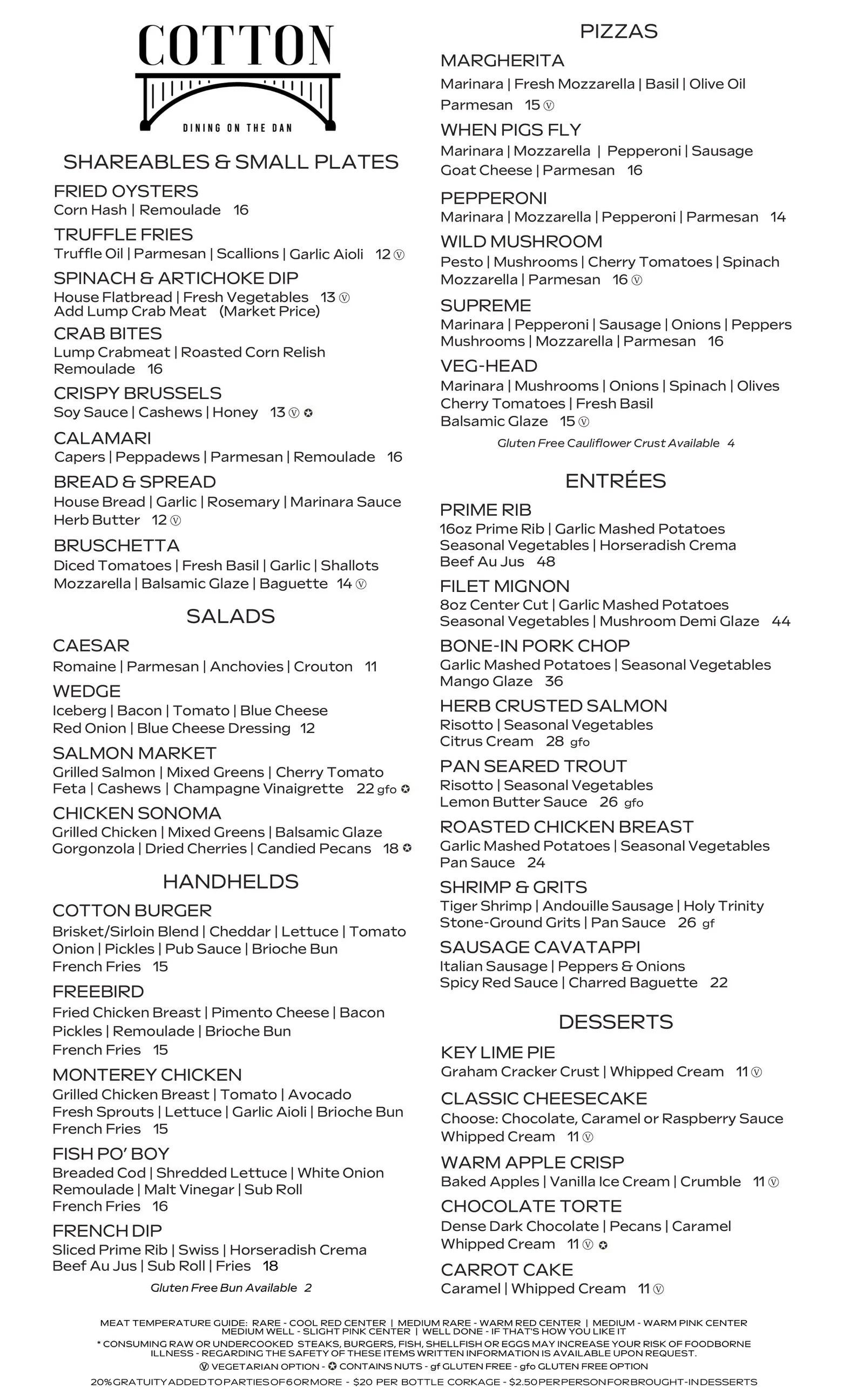 Main Menu — Cotton at Riverside Mill