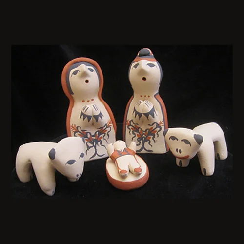 Native American Nativity Sets — Native American Pueblo Pottery