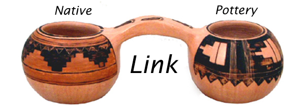 Native Authentic Pueblo and Navajo pots and figures