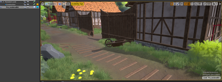 How to create Pre rendered Backgrounds with Unreal Engine — Mathieu Vaillancourt Art Post