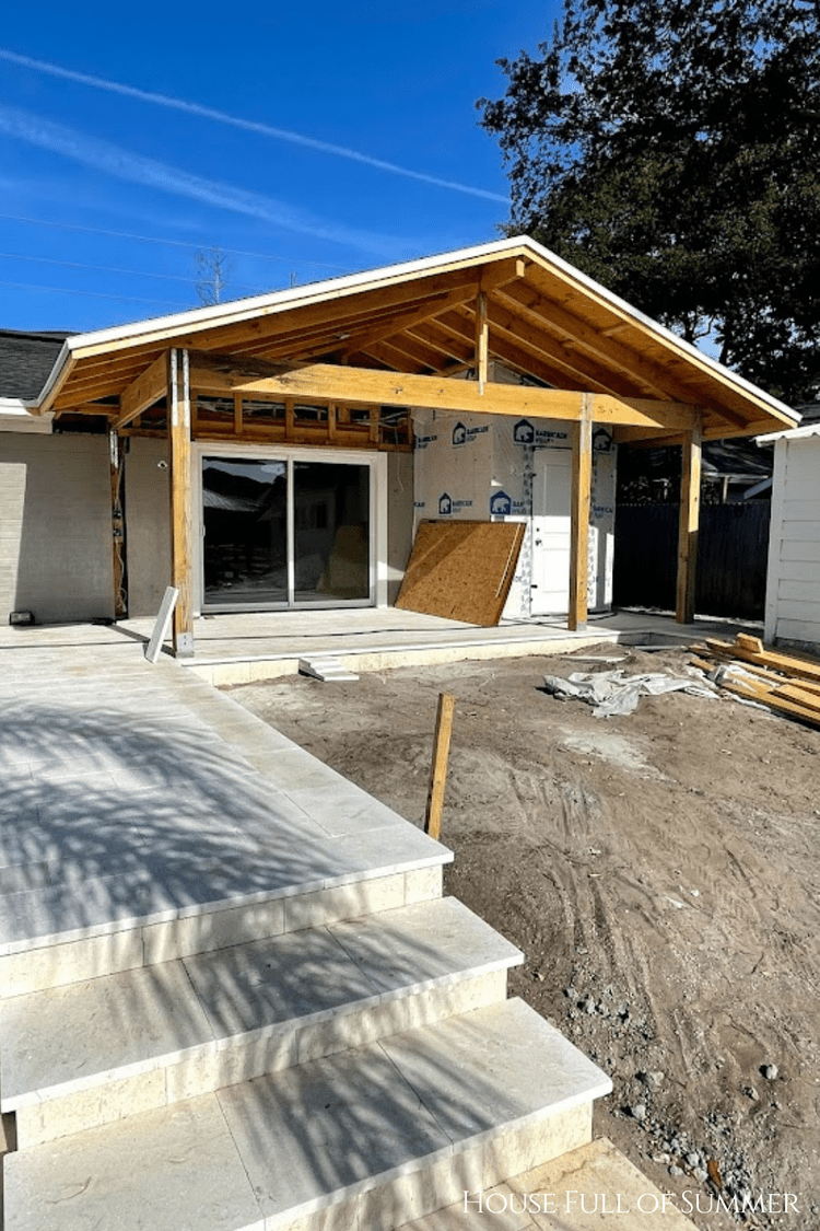 Ranch Home Back Porch Addition — House Full of Summer - Coastal Home ...
