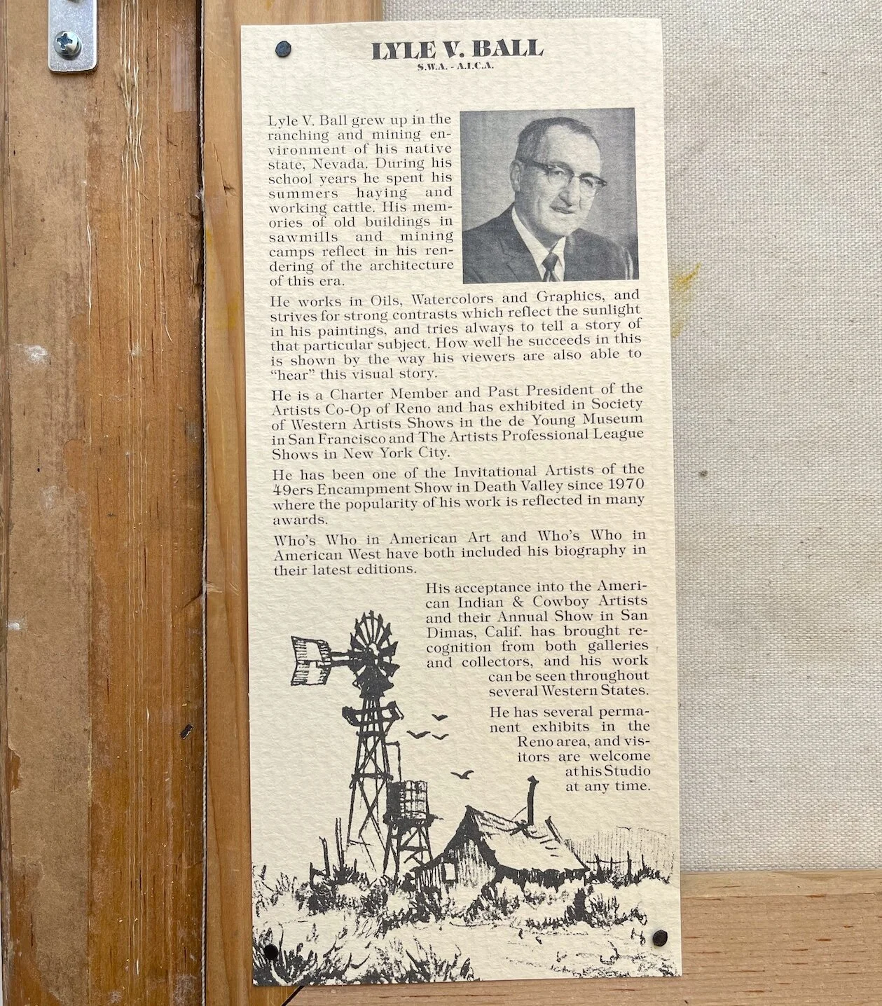 Lyle V. Ball — Nevada Fine Art