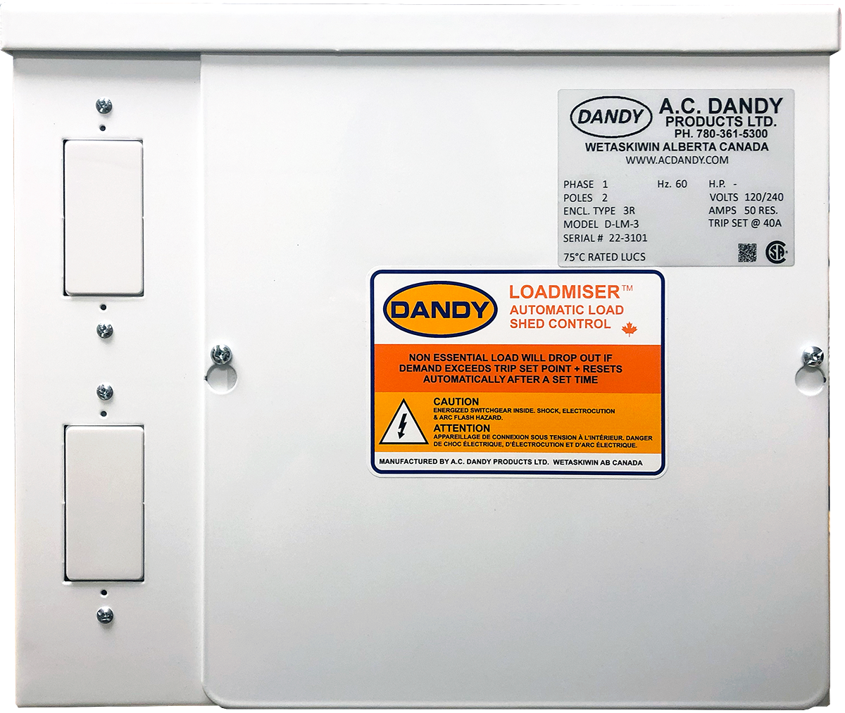 LOADMISER™ Energy Divider Controller — AC Dandy Products Ltd.