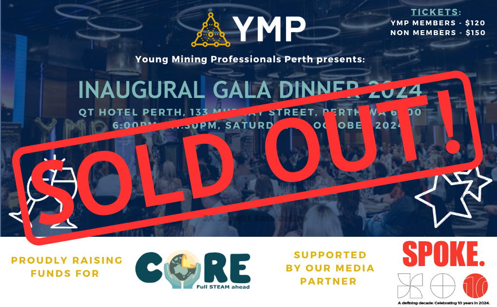 YMP Perth: Inaugural Gala Dinner 2024 — Young Mining Professionals