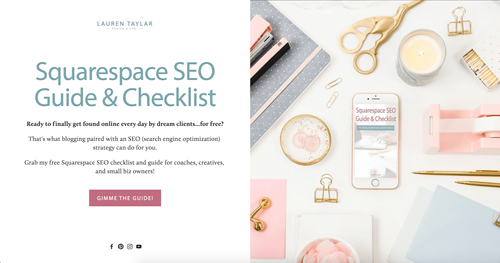 6 Different Uses for a Squarespace Cover Page | Lauren Taylar