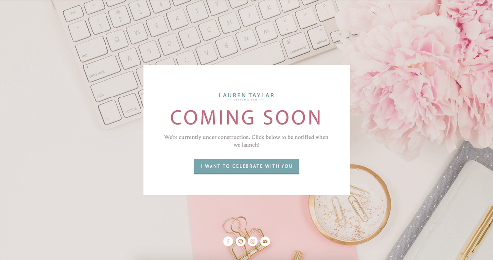 6 Different Uses for a Squarespace Cover Page | Lauren Taylar