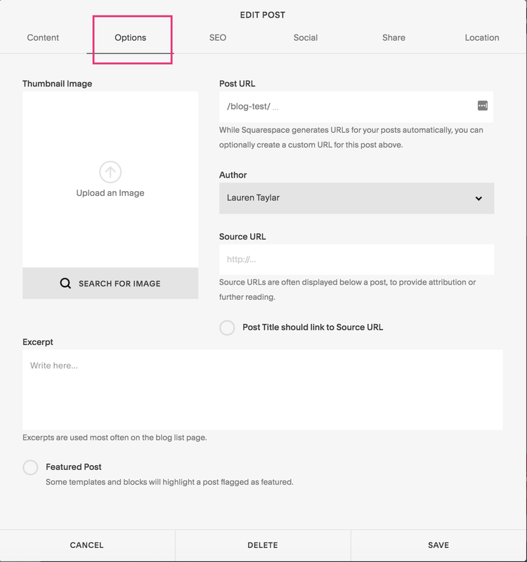 How to Create a Blog in Squarespace for Your Business | Lauren Taylar