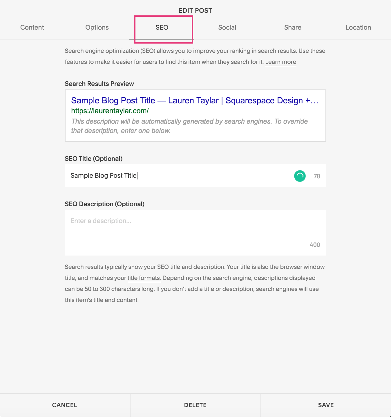 How to Create a Blog in Squarespace for Your Business | Lauren Taylar