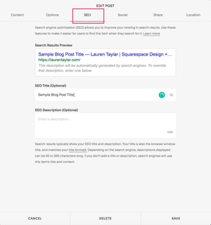How to Create a Blog in Squarespace for Your Business | Lauren Taylar