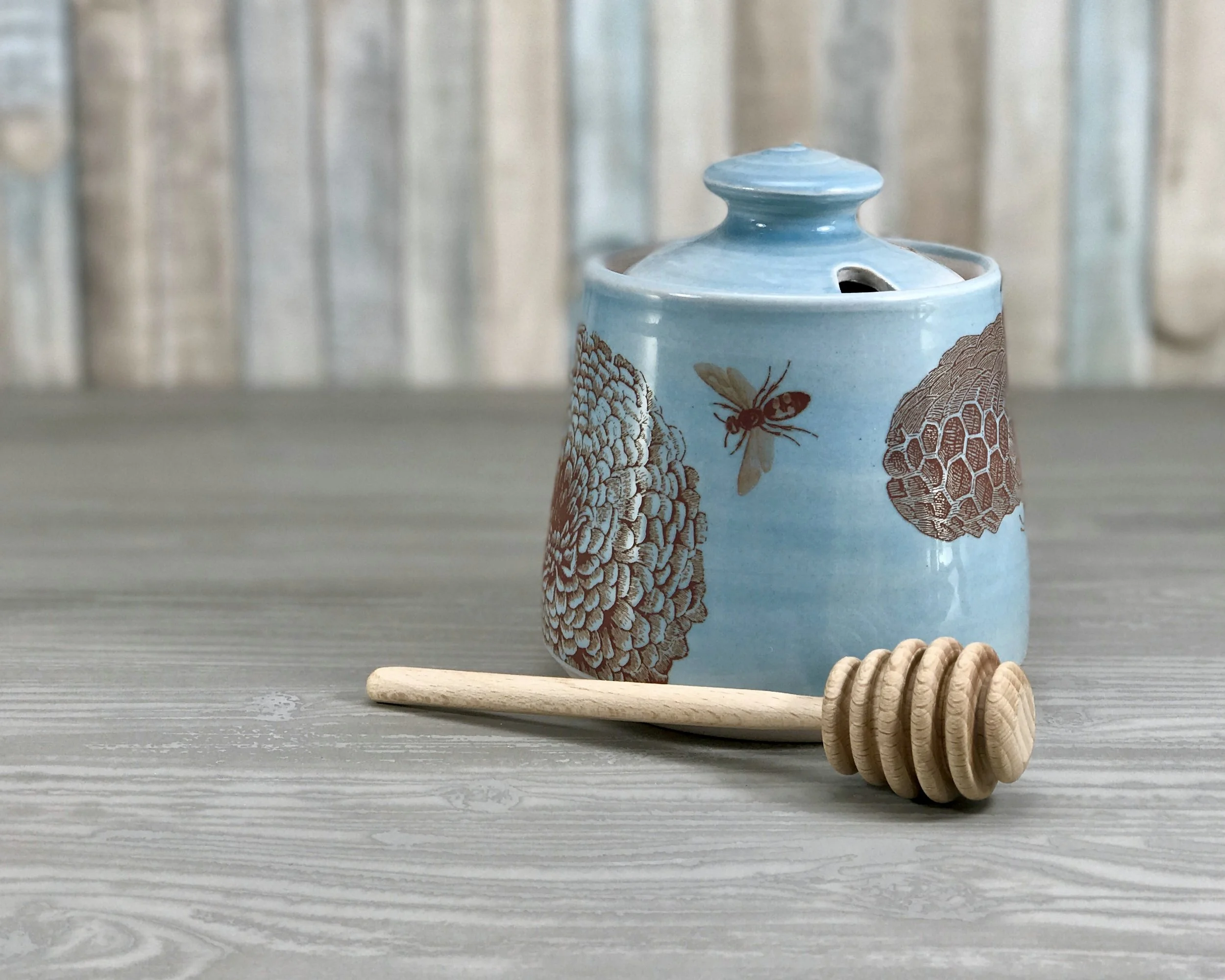 Honey Pots: porcelain — Emily Murphy Pottery