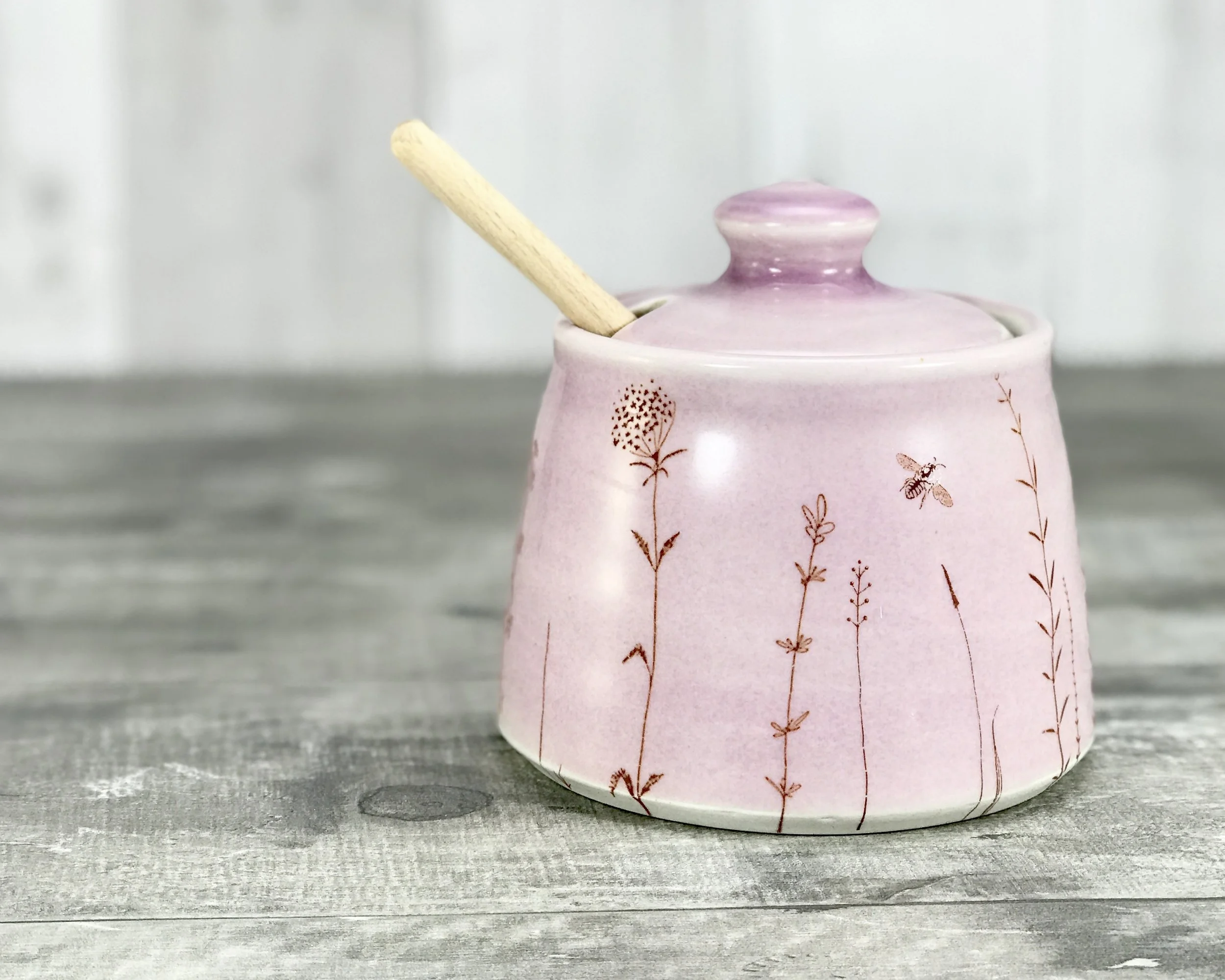 Honey Pots: porcelain — Emily Murphy Pottery