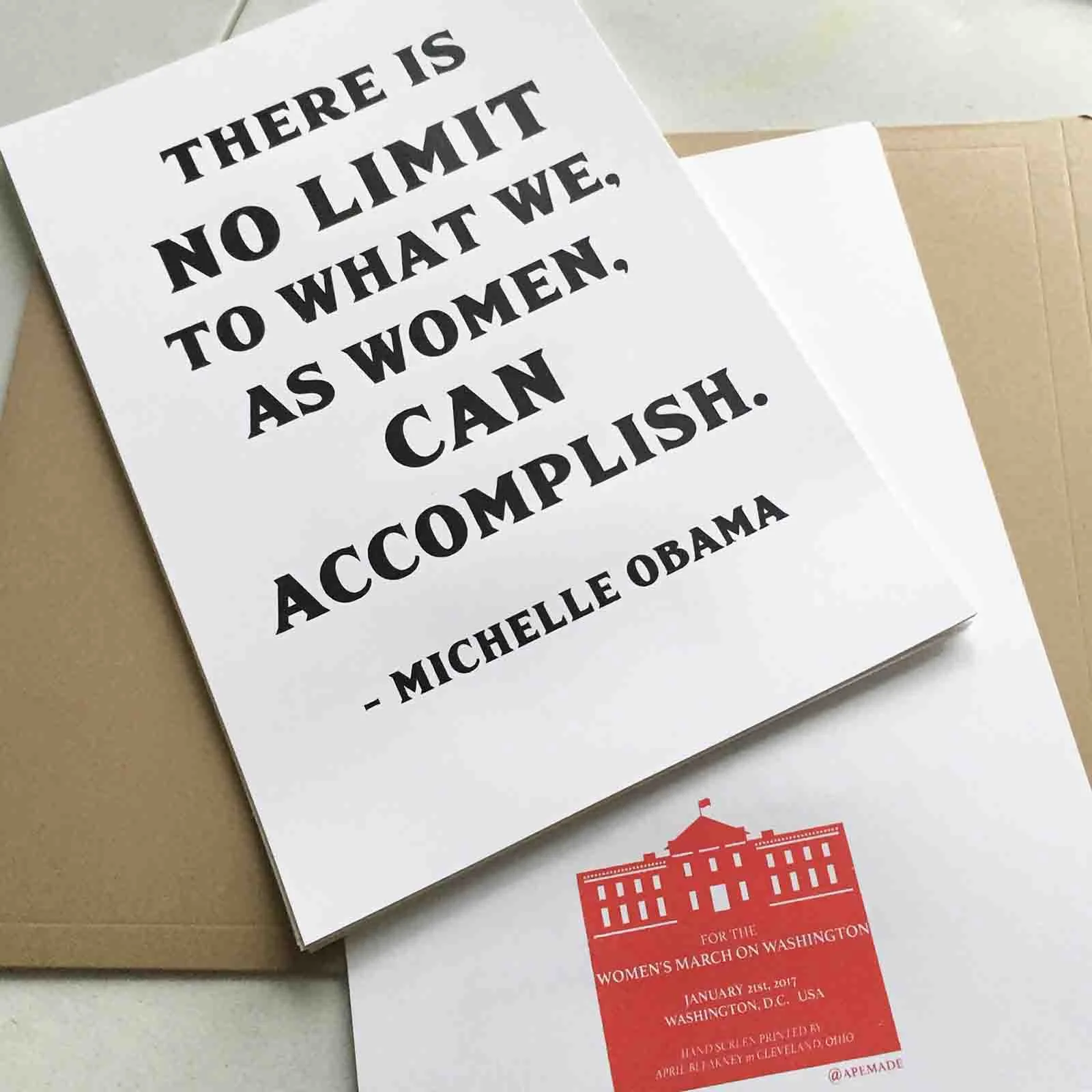Women's March Posters — APE BLEAKNEY