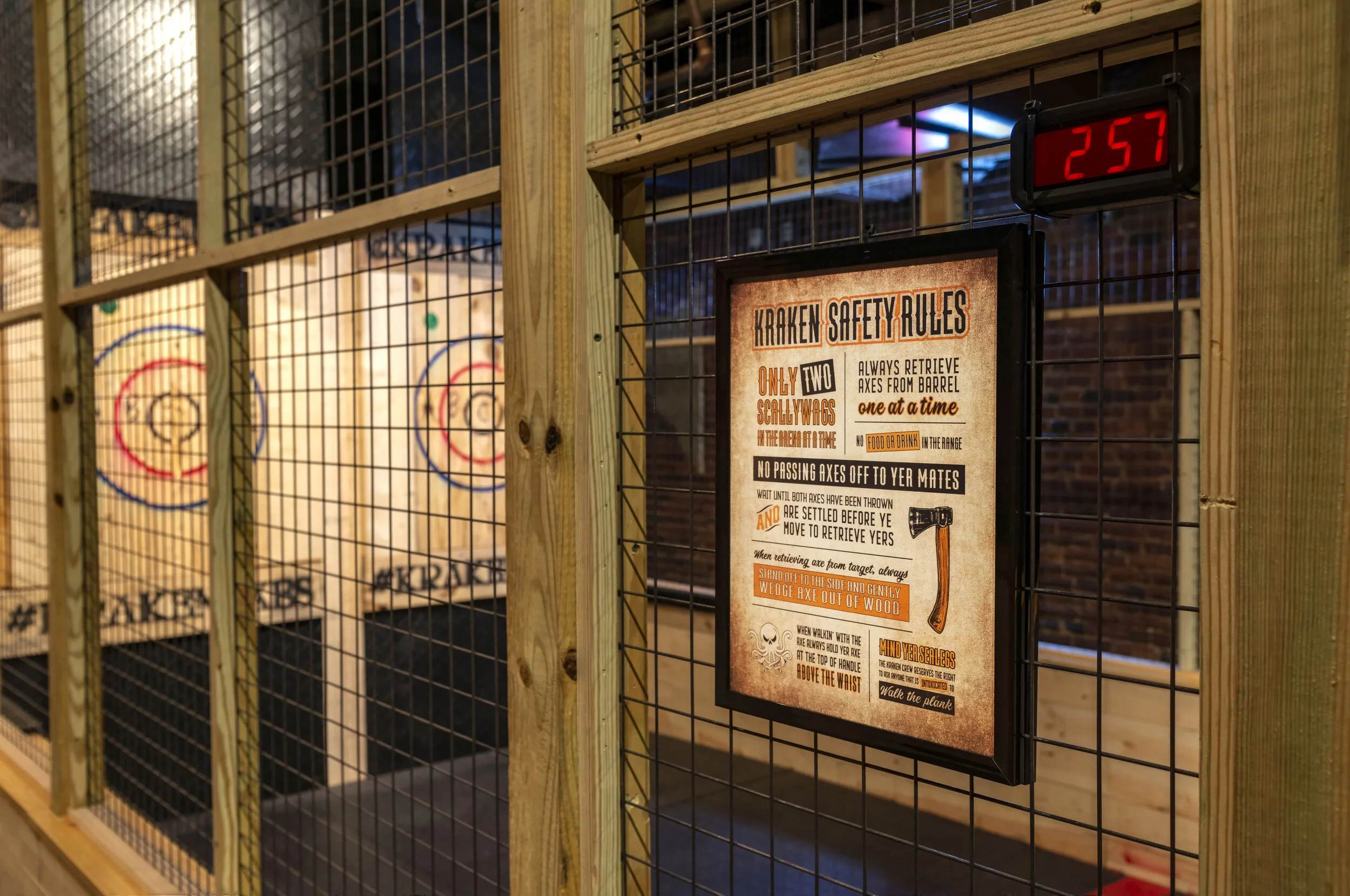 AXE THROWING — Kraken