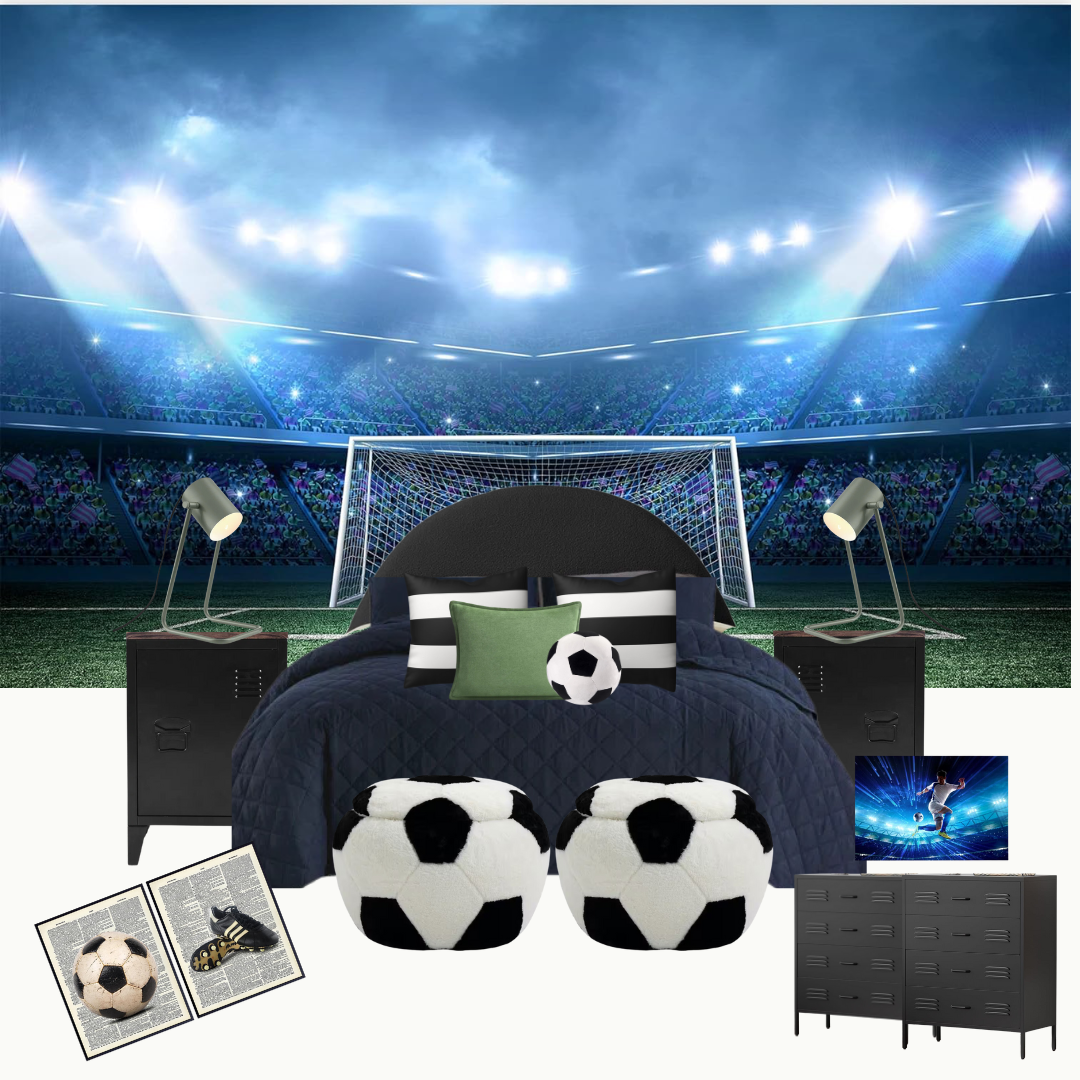 Soccer Themed Bedroom: Soccer Room Decor Ideas — Decor For Kids