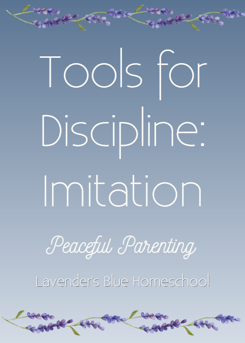 Tools for Discipline: Imitation — Lavender’s Blue Homeschool
