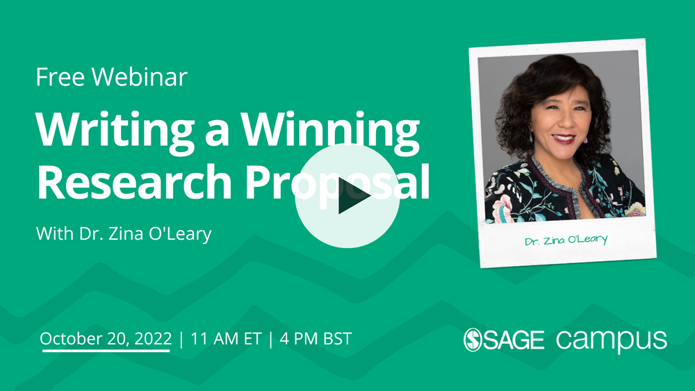 Webinar recording: Writing a Winning Research Proposal — Sage Campus