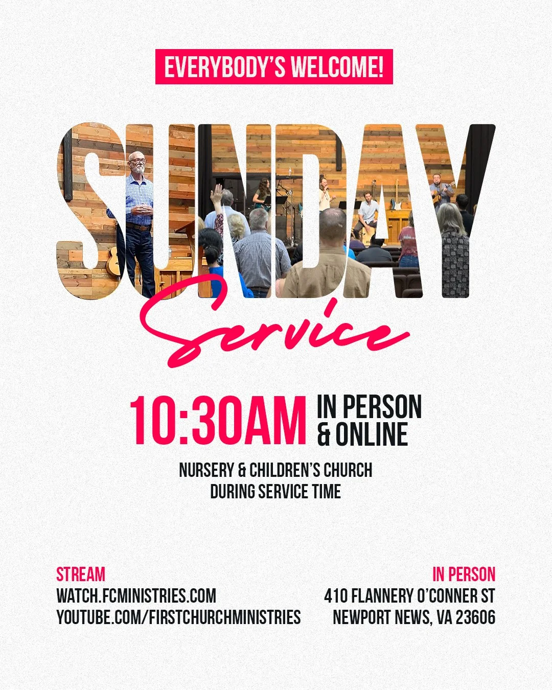 Welcome to First Church Ministries