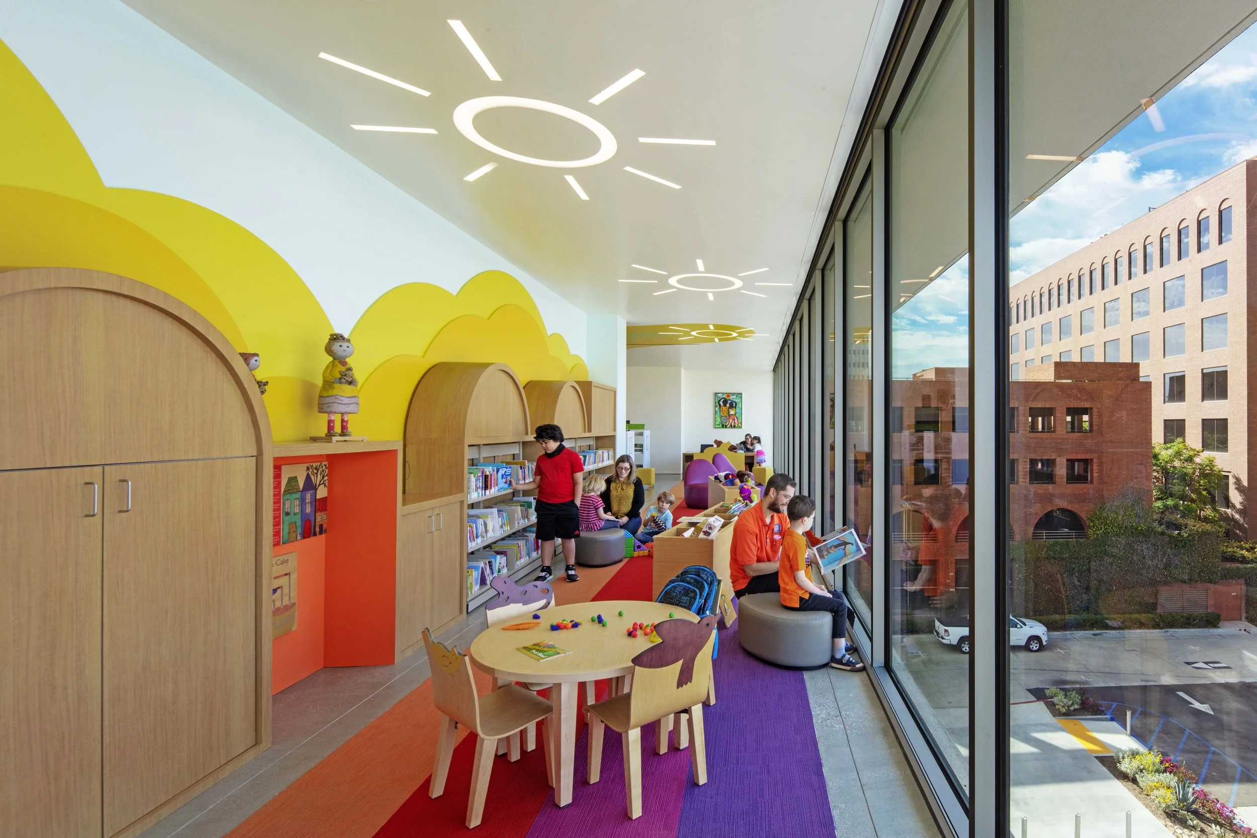 Library Interior Design Planning