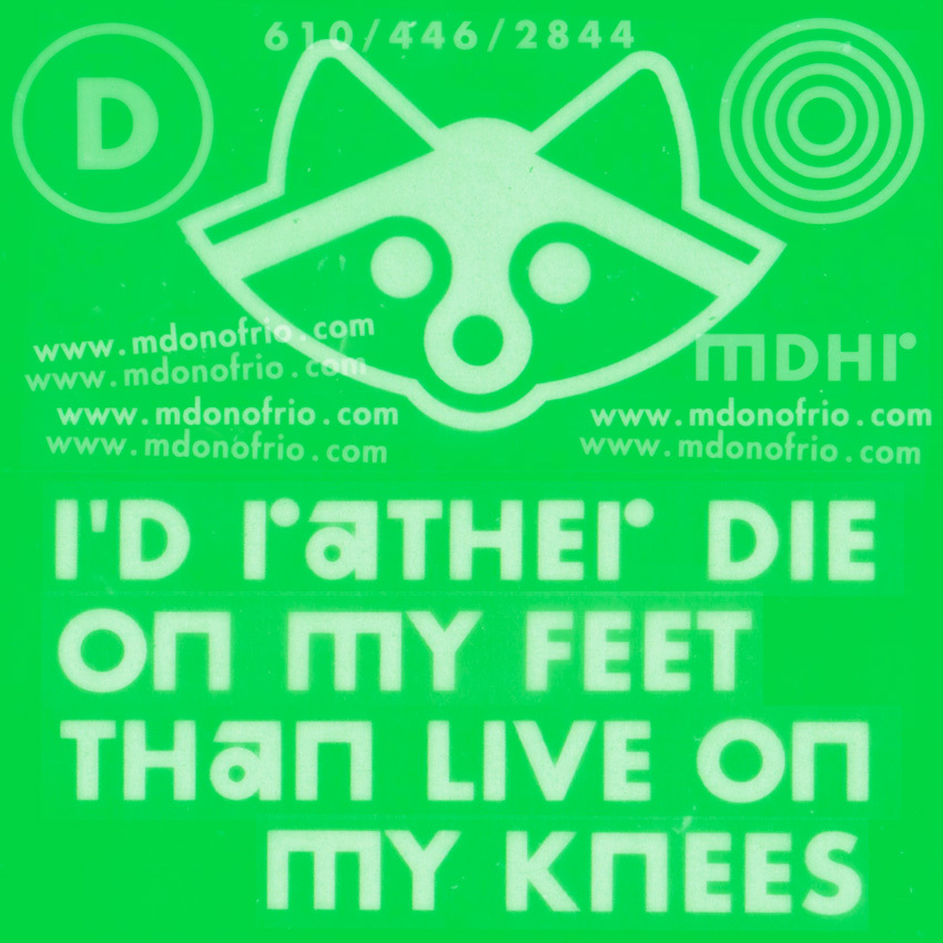 Repo Man Tribute Sticker — MICHAEL D°ONOFRIO