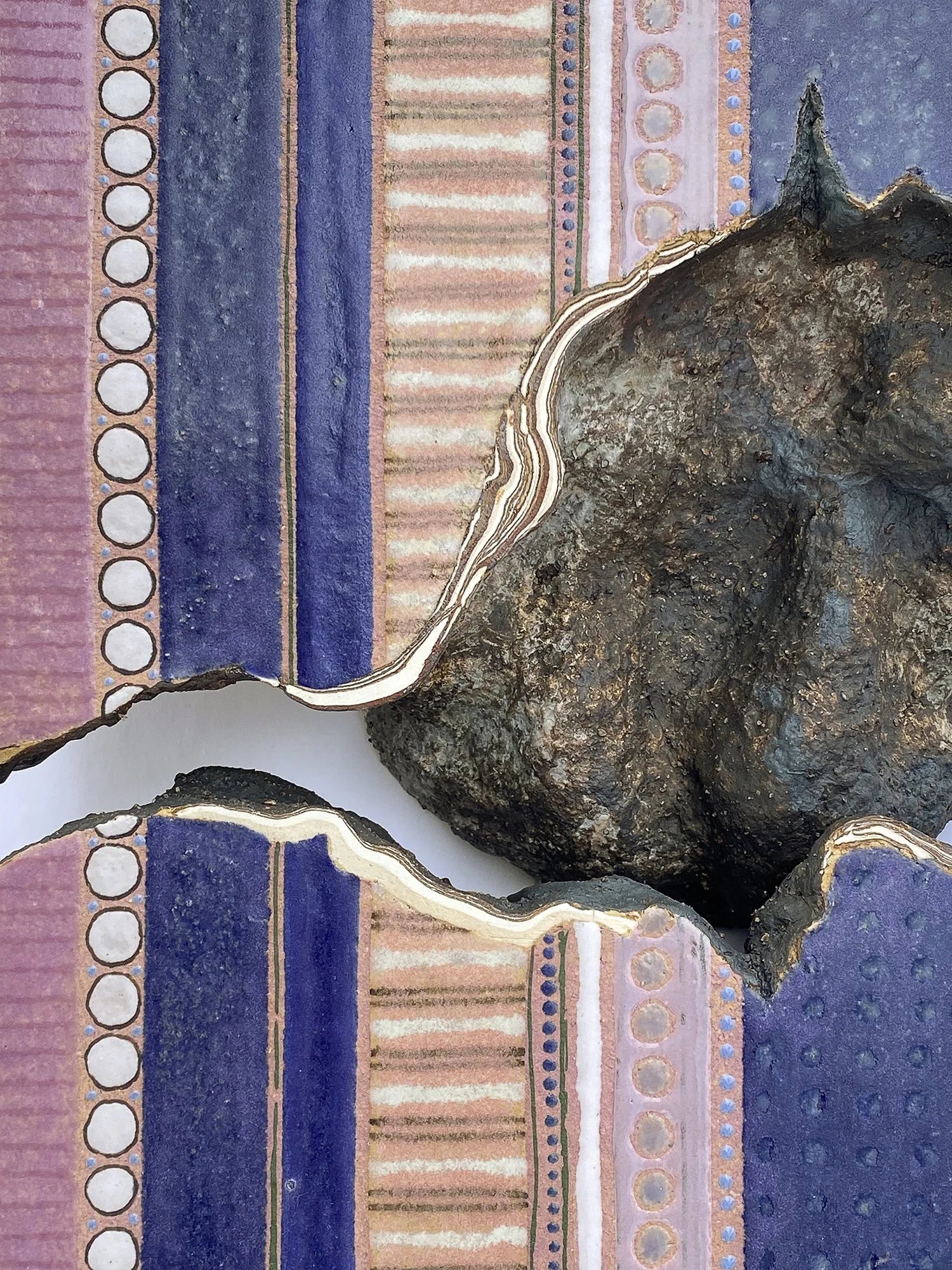 Miranda Howe — "Banded", stoneware, porcelain, 28.5"x 9.25"x 3" — The ...