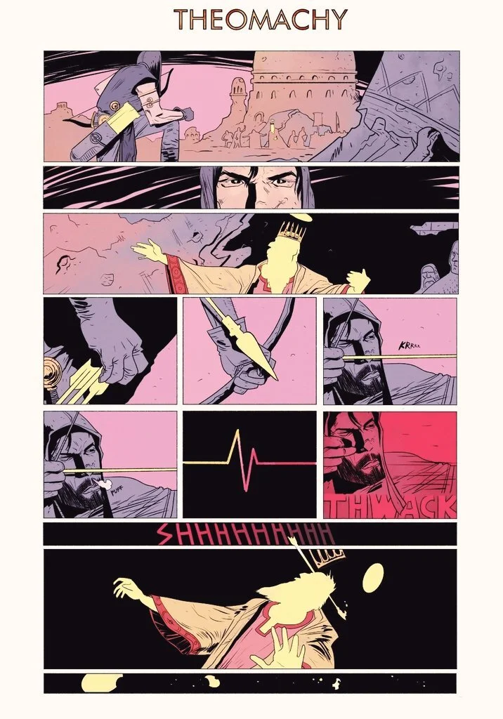 Comics Anatomy: Theomachy by Goran Gligovic — Comics Bookcase