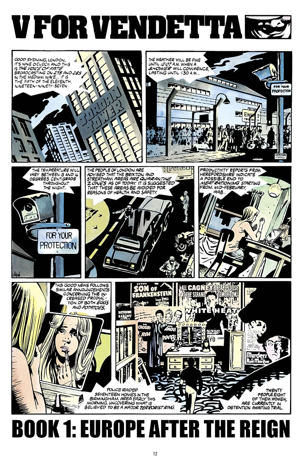 Classic Comic of the Week: V for Vendetta — Comics Bookcase