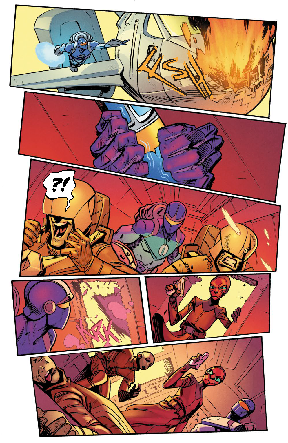 INTERVIEW: Cantwell, Gorham talk THE BLUE FLAME #5, a halfway point ...
