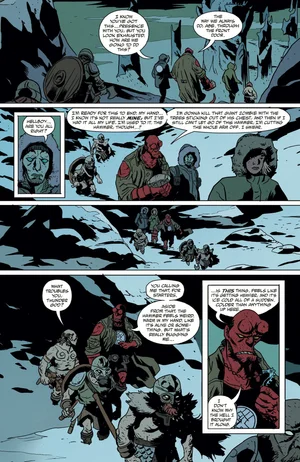 EXCLUSIVE PREVIEW: A Norse adventure concludes with HELLBOY - THE BONES ...