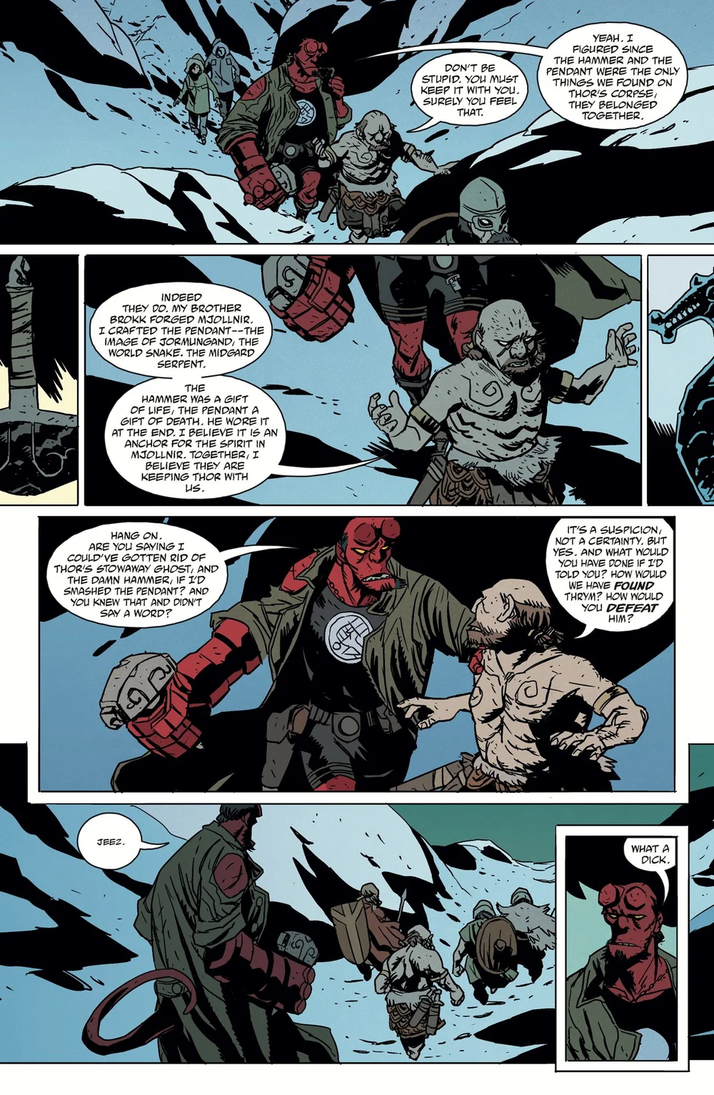 EXCLUSIVE PREVIEW: A Norse adventure concludes with HELLBOY - THE BONES ...