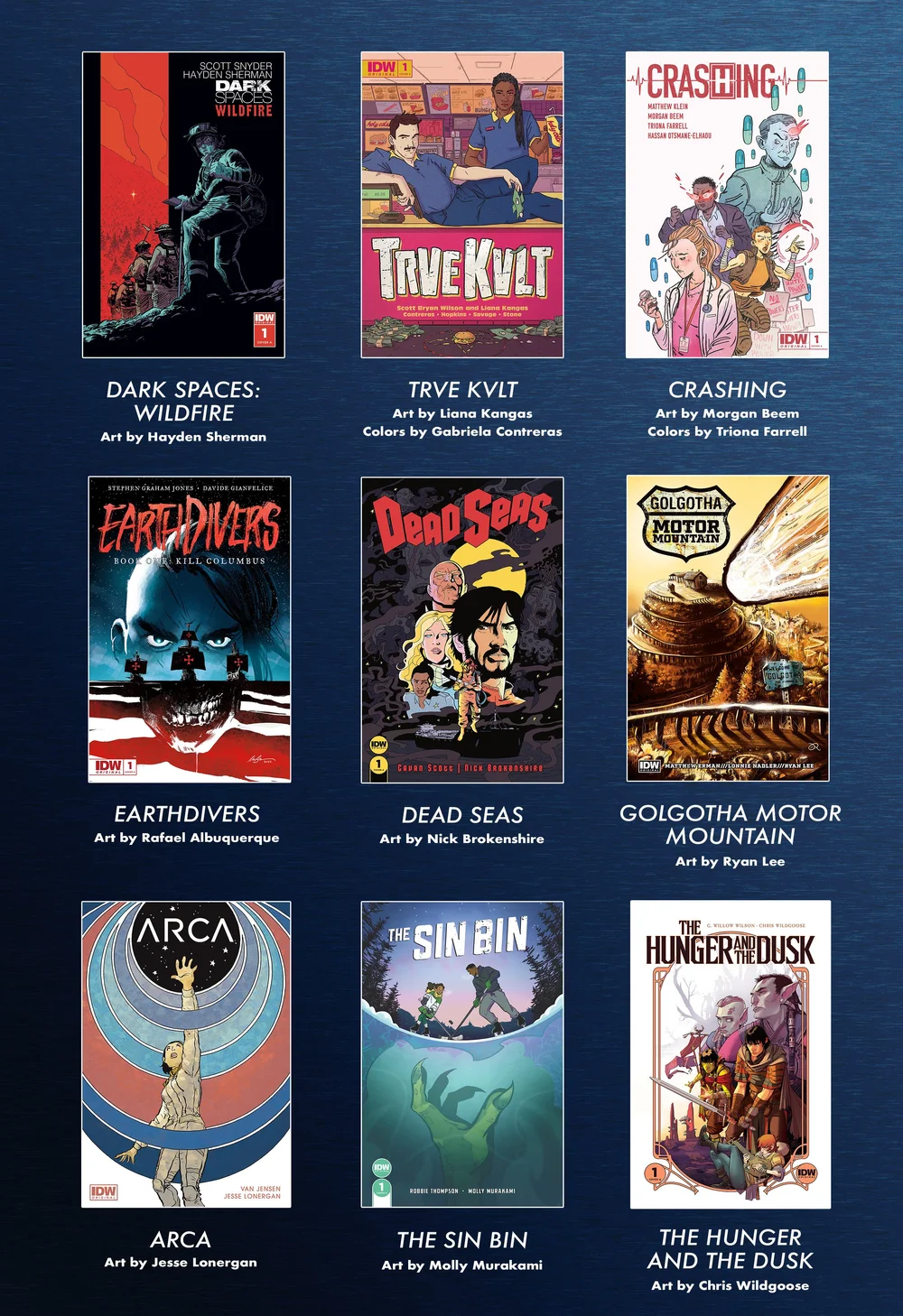 IDW Announces Nine New Original Comics Series — Comics Bookcase