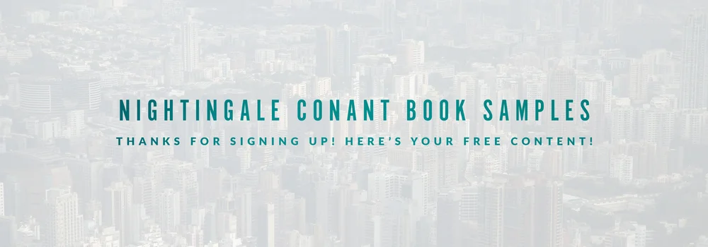 Nightingale Conant Book Samples